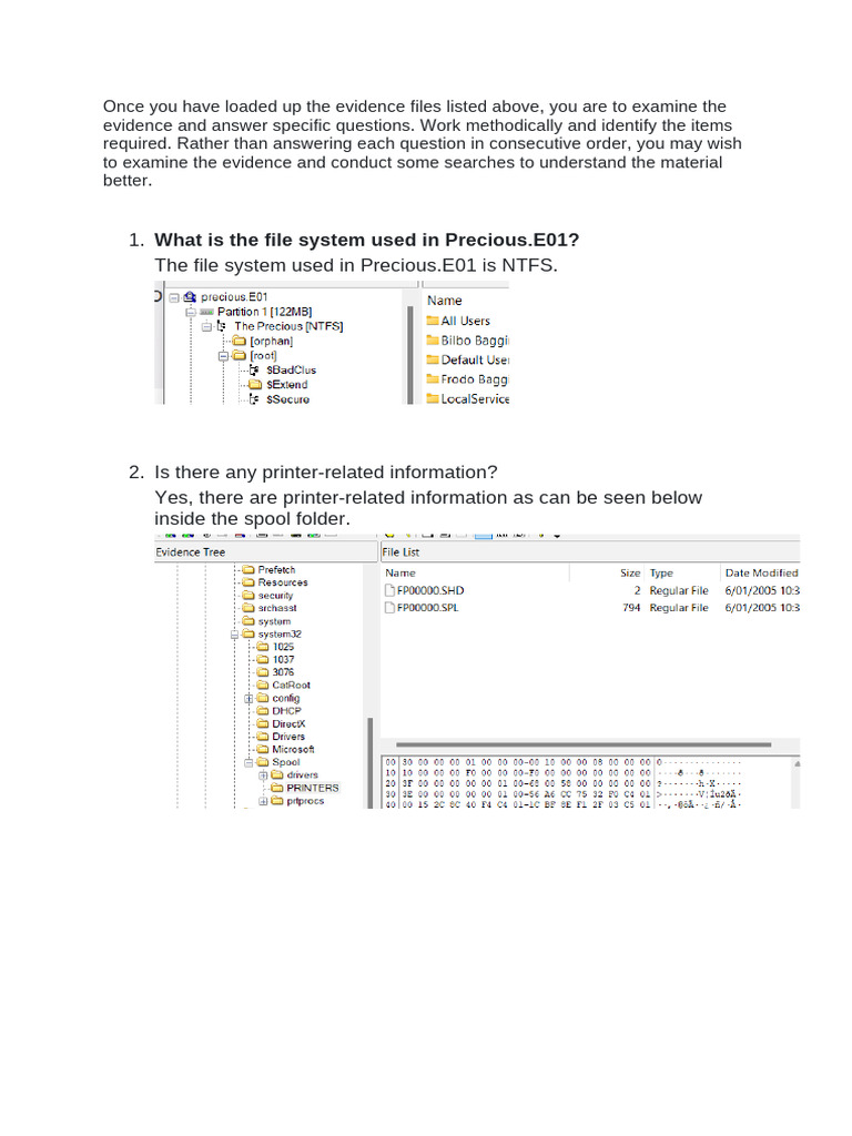 Forencics Task1 | PDF