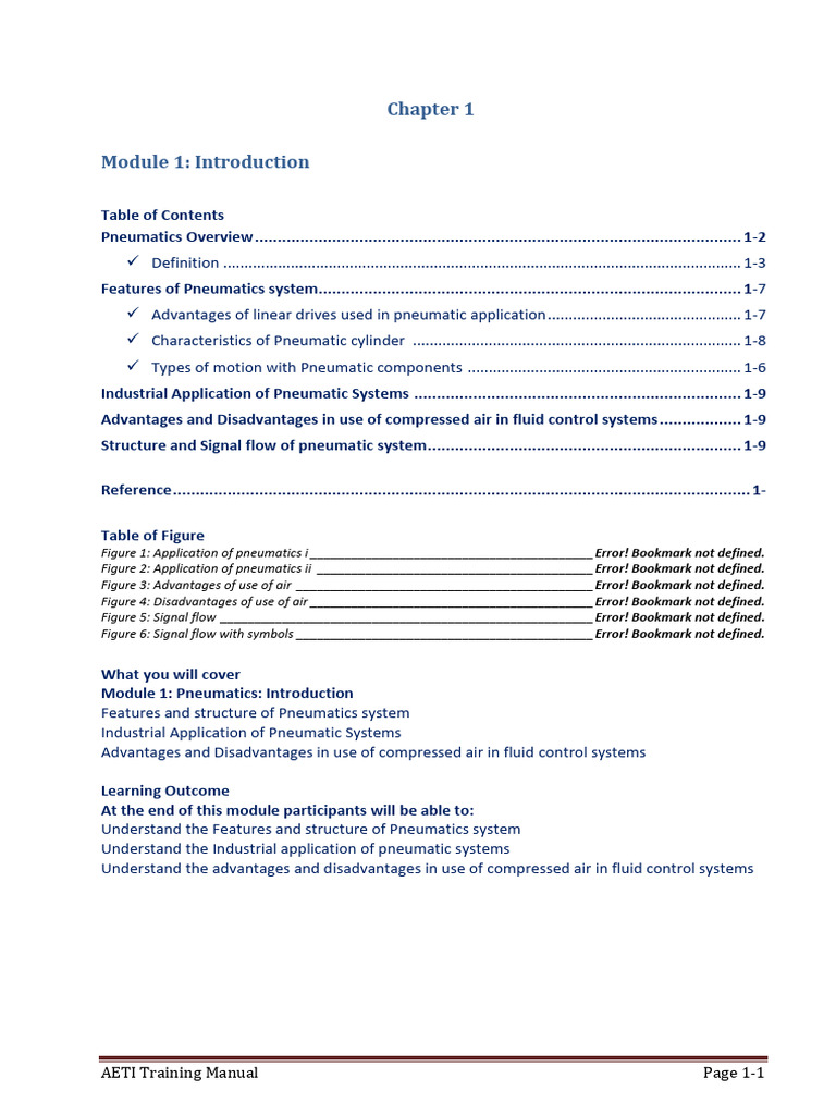 Module 1 - Introduction | PDF | Actuator | Pneumatics