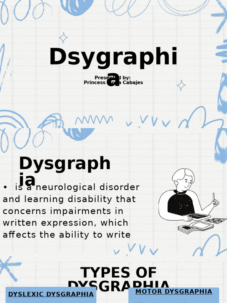 Dysgraphia: Understanding & Support | PDF