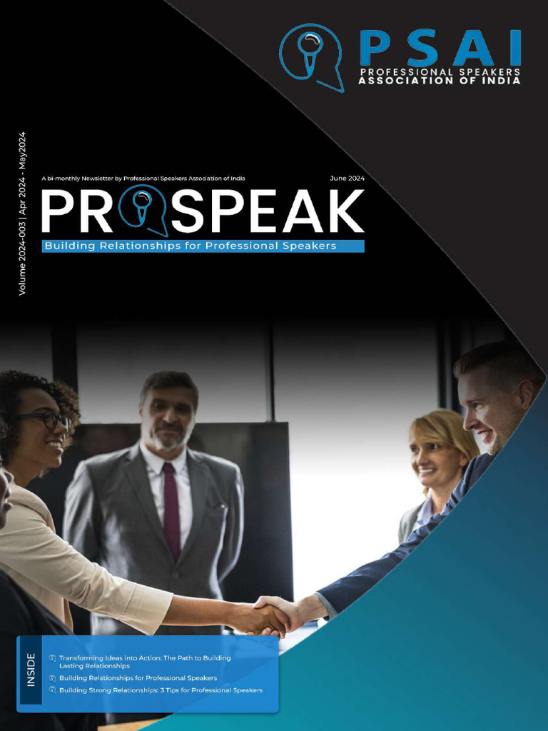 PSAI Prospeak June Magazine | PDF