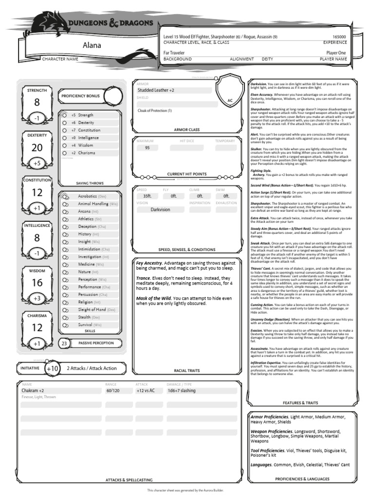 Alana | PDF | Role Playing Games