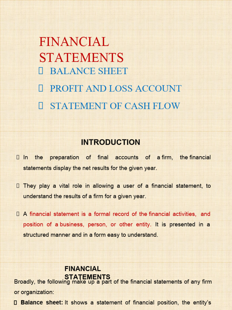 MODULE3 Financial Statements | PDF | Expense | Debits And Credits