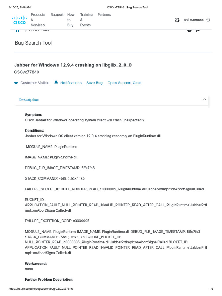 CSCvx77840 - Bug Search Tool | PDF | Software Bug | Software Engineering