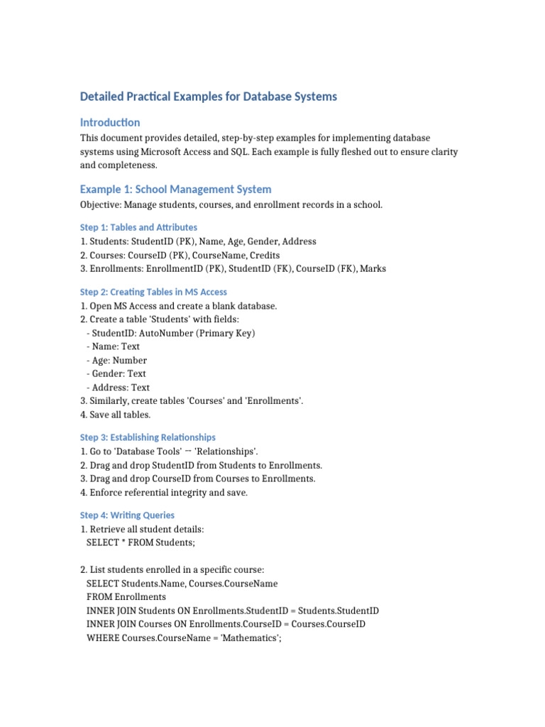 Refined_Database_Guide | PDF | Microsoft Access | Databases