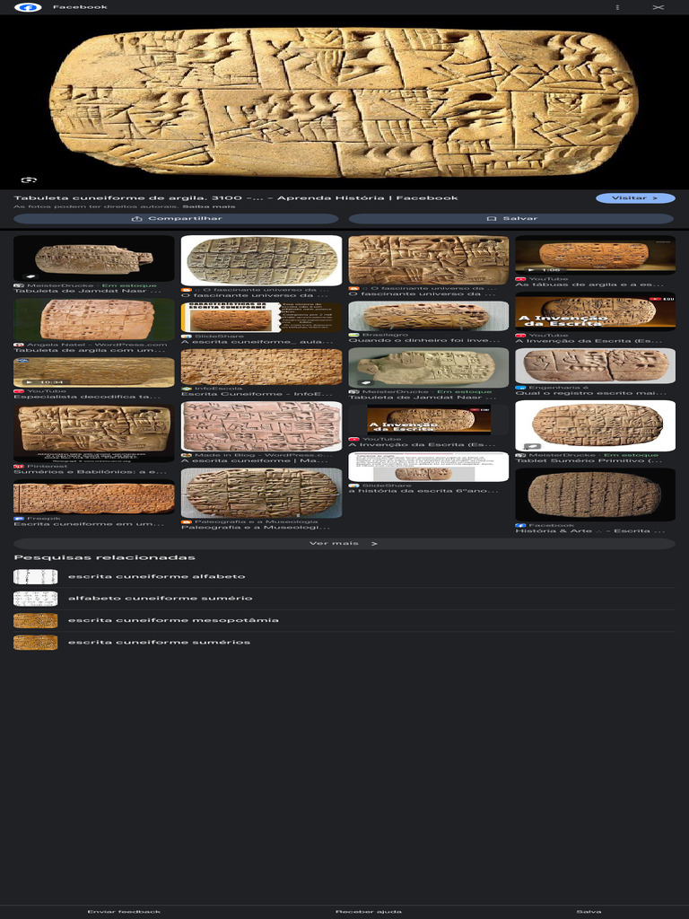 Escrita Mesopotamia - Pesquisa Google | PDF | Cuneiforme | Escrita