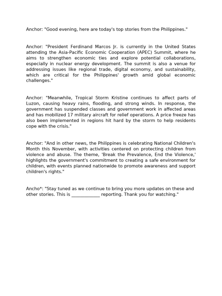 Anchor Newscasting | PDF