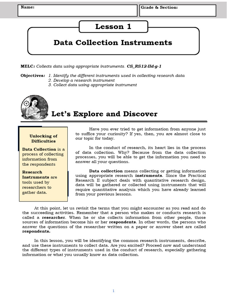 RESEARCH-INSTRUMENTS | PDF | Survey Methodology | Questionnaire