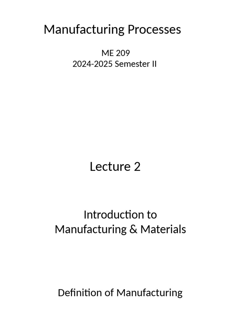 Lectures | PDF