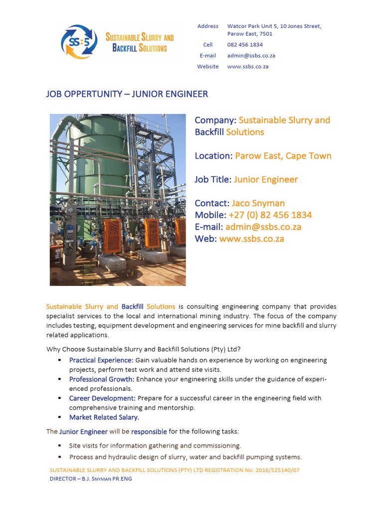Sustainable Slurry and Backfill Solutions | PDF | Engineering | Engineer