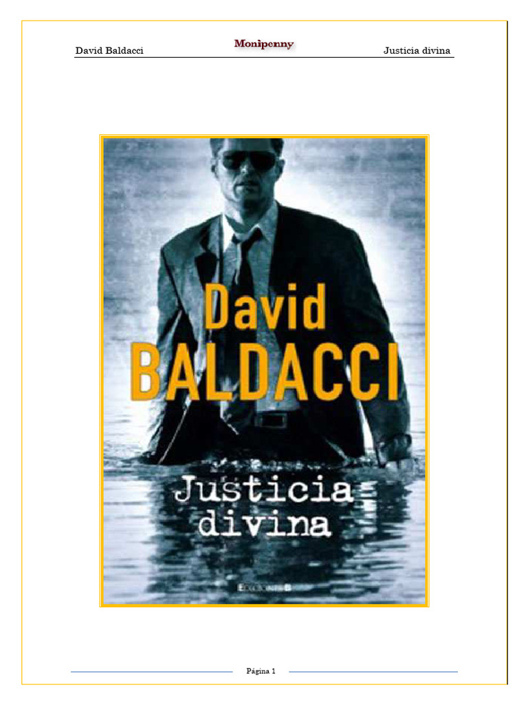Justicia Divina - David Baldacci | PDF | Francotirador | Justicia