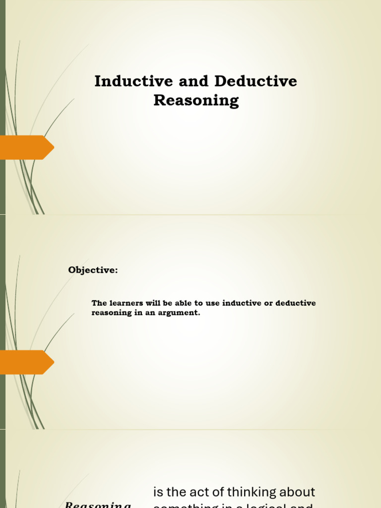 Inductive and Deductive Reasoning | PDF | Deductive Reasoning | Inductive Reasoning