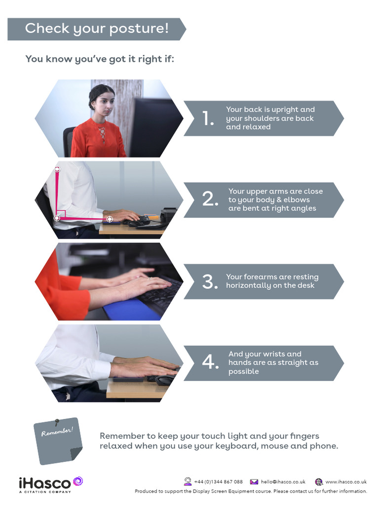 DSE Check Your Posture | PDF