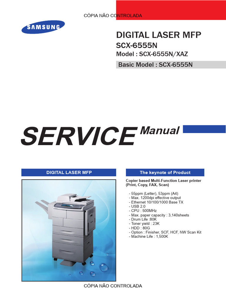 MS Samsung SCX6555 | PDF | Electrostatic Discharge | Electrical Connector