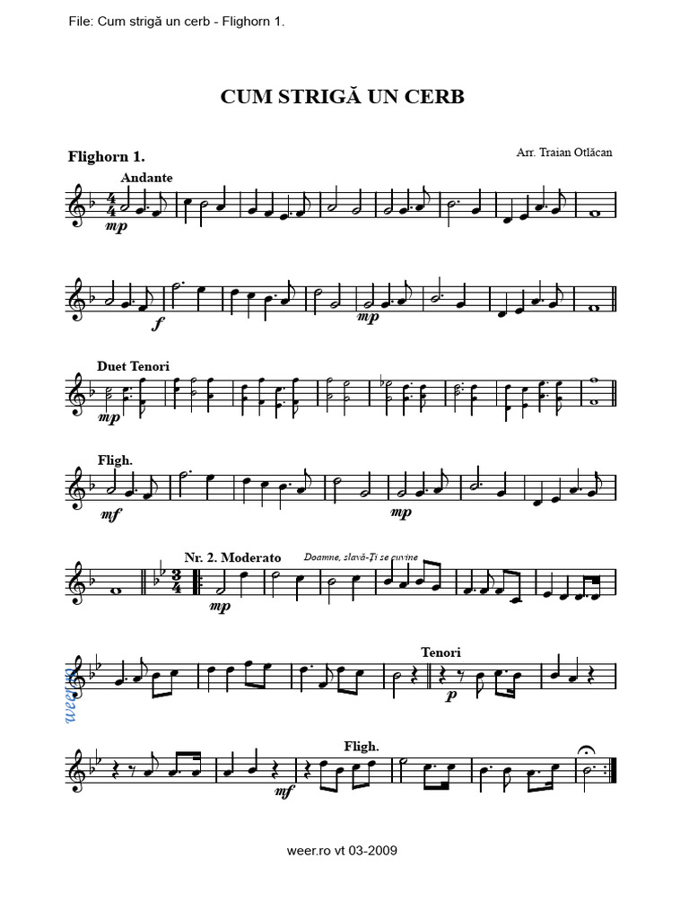 Cum Striga Un Cerb | PDF