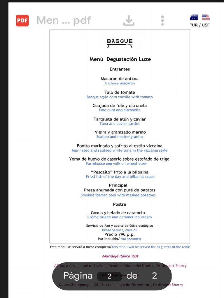 Menús Basque doble traducción verano 2023.pdf - Google Drive | PDF ...