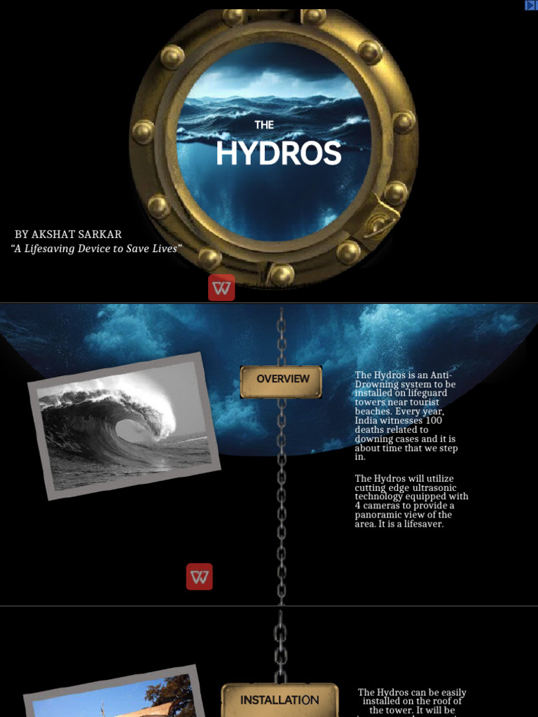 Inspiring Award Project Hydros Final | PDF