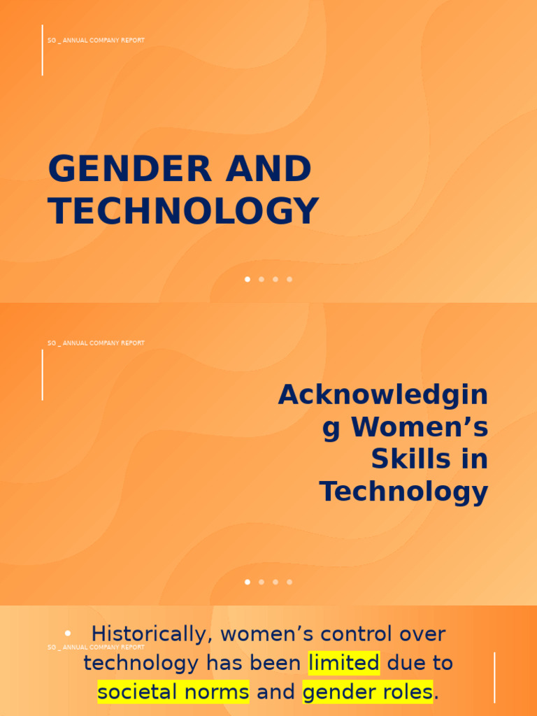 Gender Equity in Technology Initiatives | PDF | Gender Role | Gender