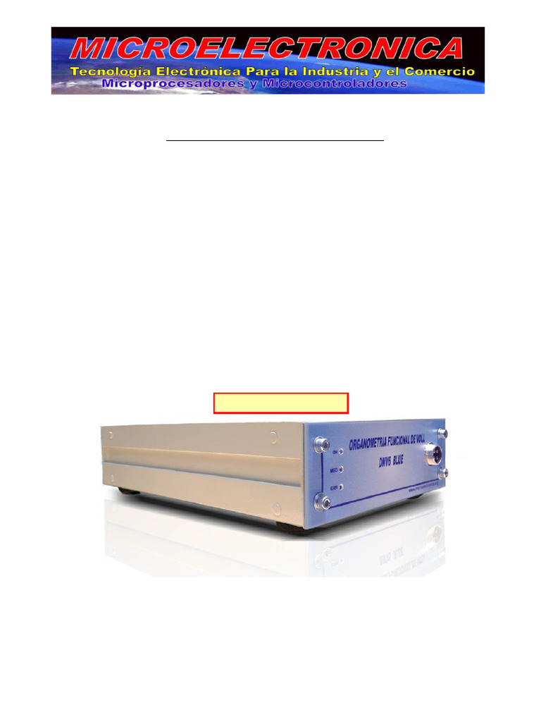 Dermatron Voll Marca Microelectronica | PDF | Electrónica | Medición
