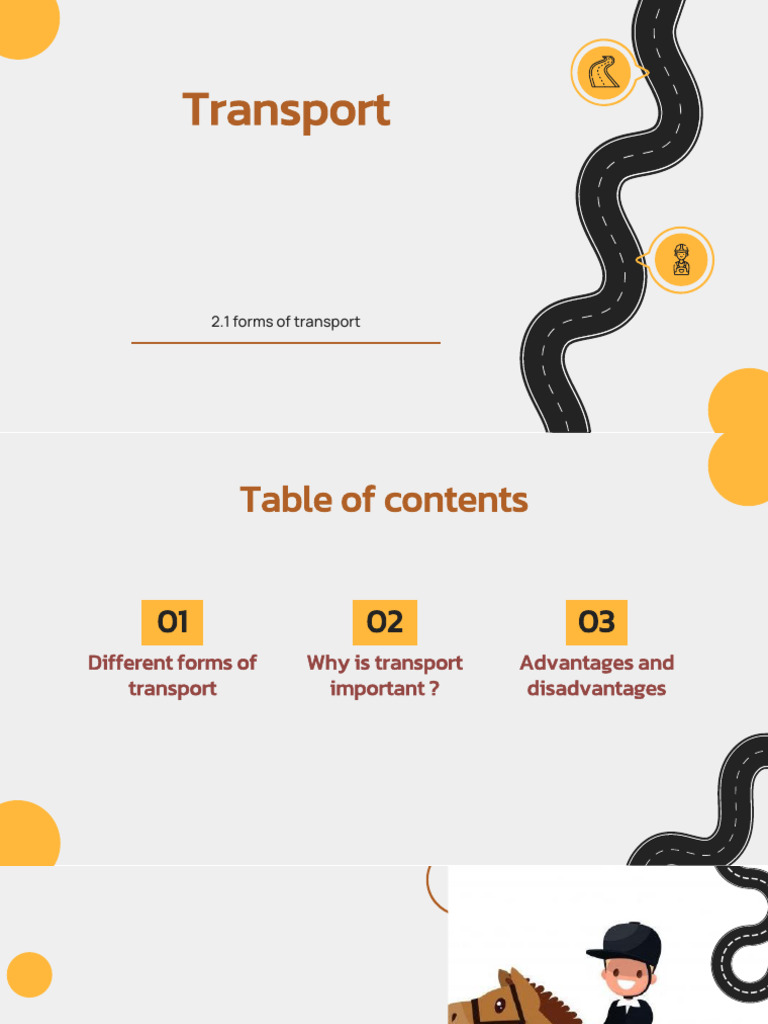Transport 2.1 Forms of Transport | PDF | Transport | Train