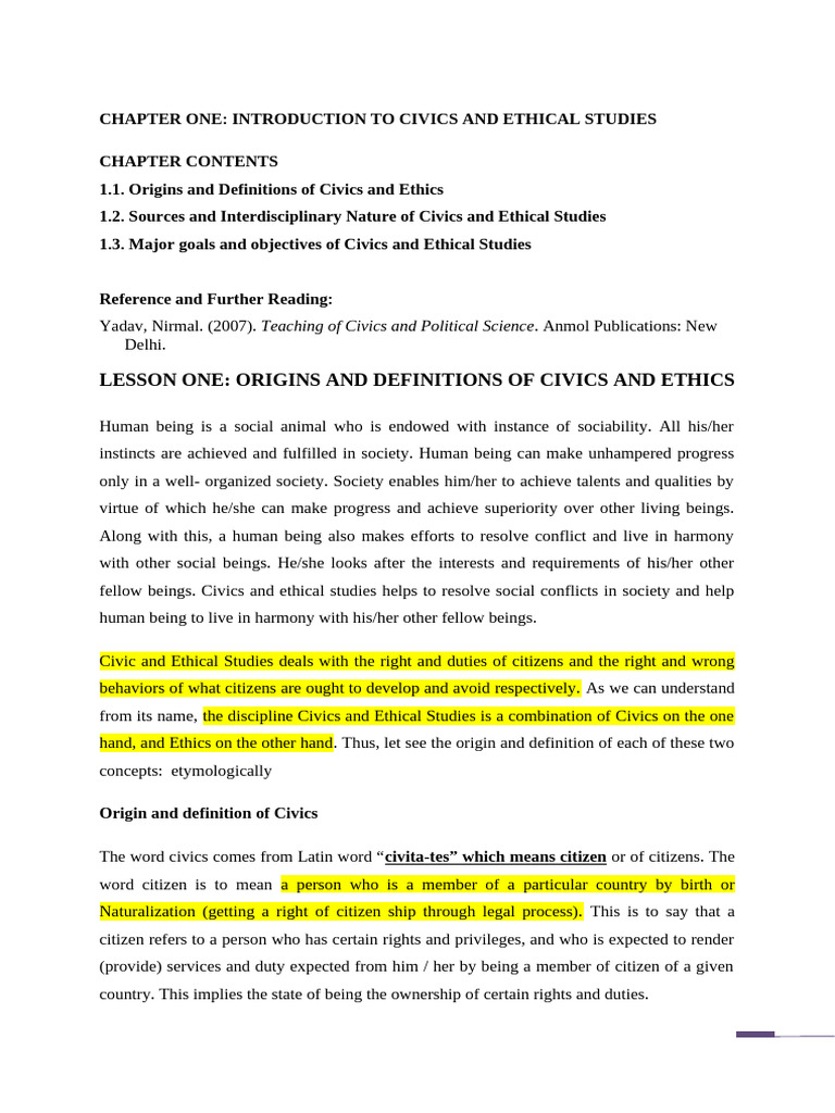 Common Course Material | PDF | State (Polity) | Rationality