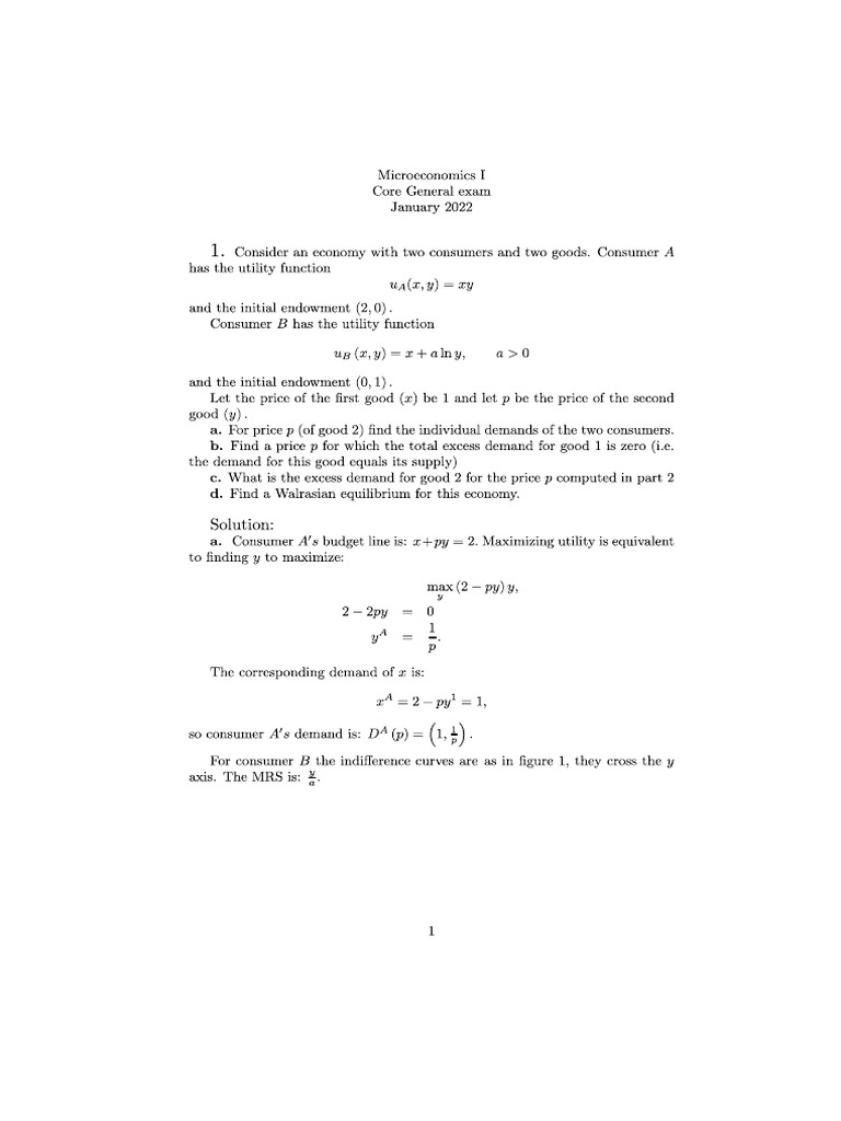 Core General Jan 22 | PDF