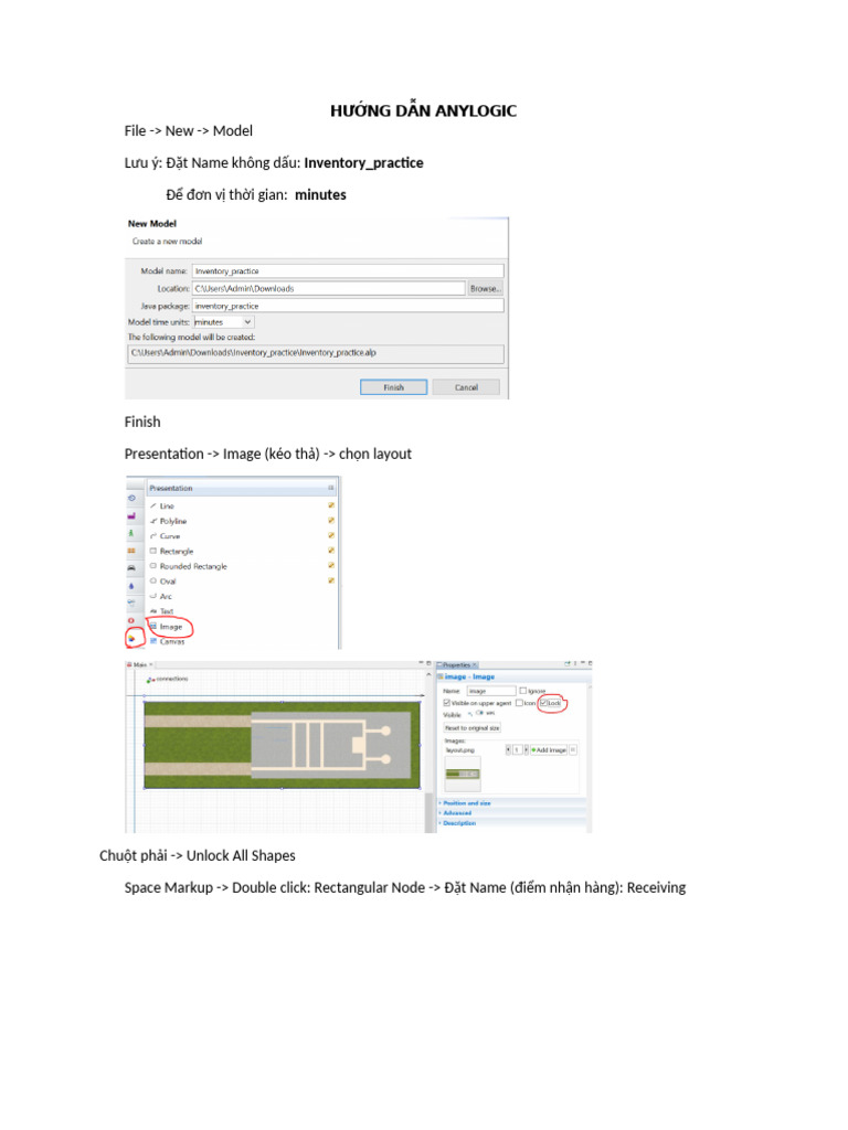 Hướng dẫn Anylogic | PDF
