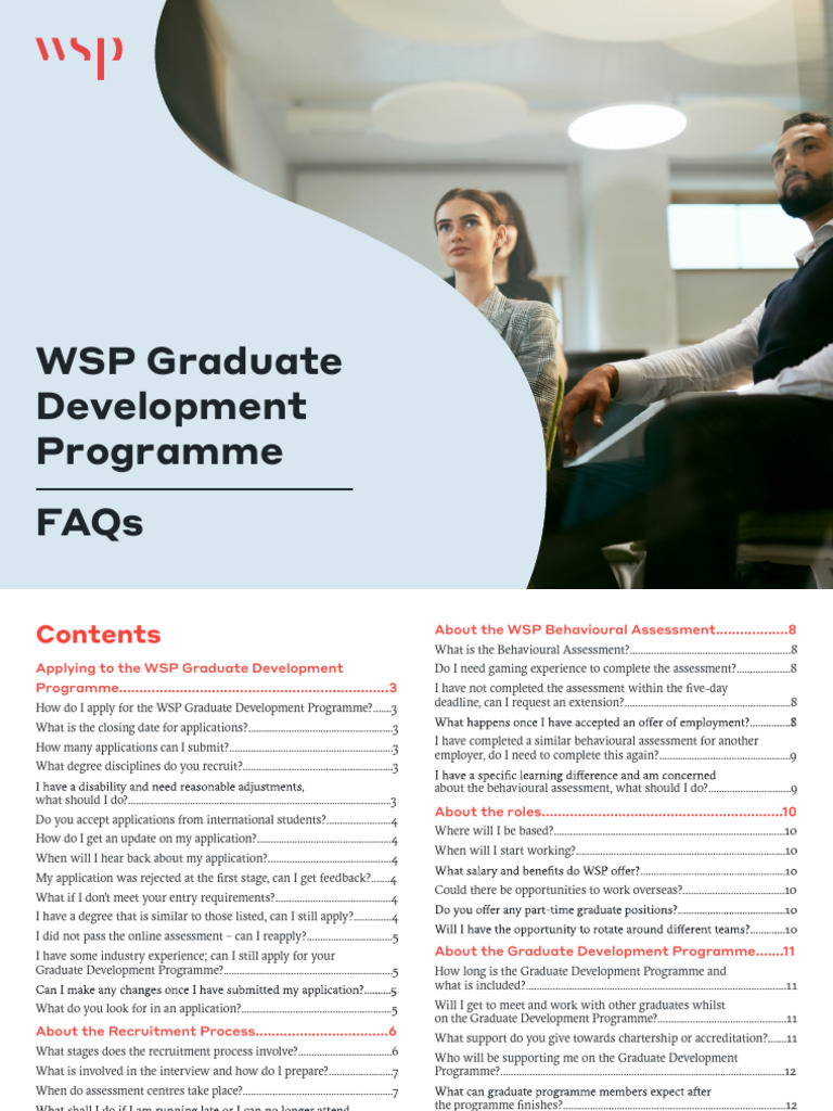 WSP FAQ-graduates | PDF | Recruitment
