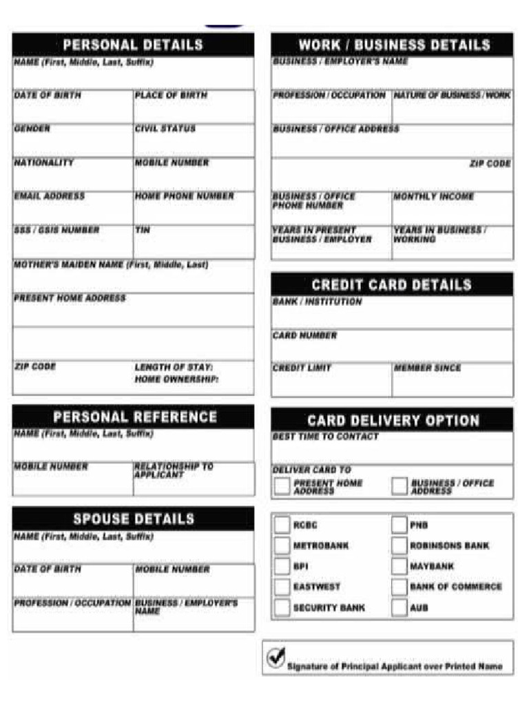 Generic Form | PDF
