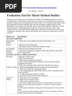 Mixed Methods Appraisal Tool (Mmat) | PDF | Qualitative Research ...