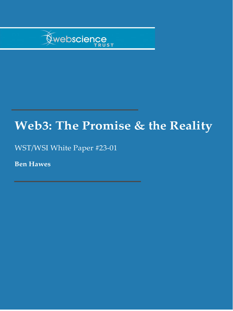 Web3 Book Ben Hawes 0.4 | PDF | Bitcoin | Cryptocurrency