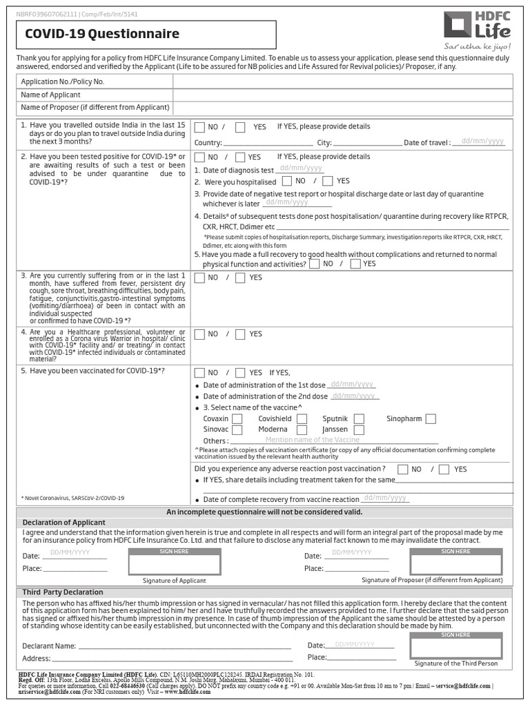 COVID-19-Questionnaire | PDF | Epidemiology | Pediatrics