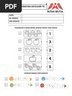 Soal Olimpiade Matematika TK | PDF