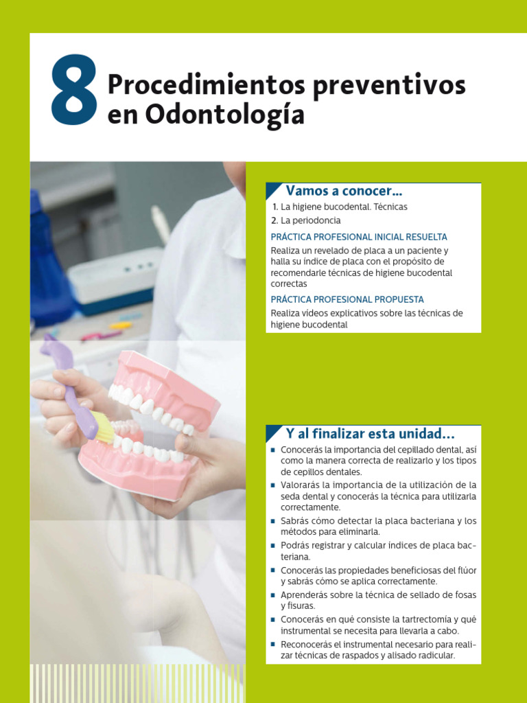Tema 8, 9 y 10 | PDF | Higiene oral | Odontología