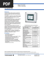 Yokogawa Model ISC40G Inductive Conductivity Sensor Data Sheet | PDF ...