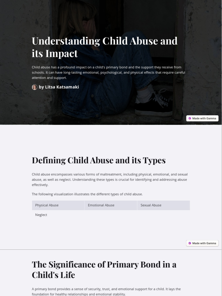 Understanding Child Abuse Effects and Support | PDF | Child Abuse ...