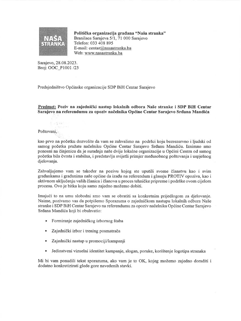 Dopis | PDF