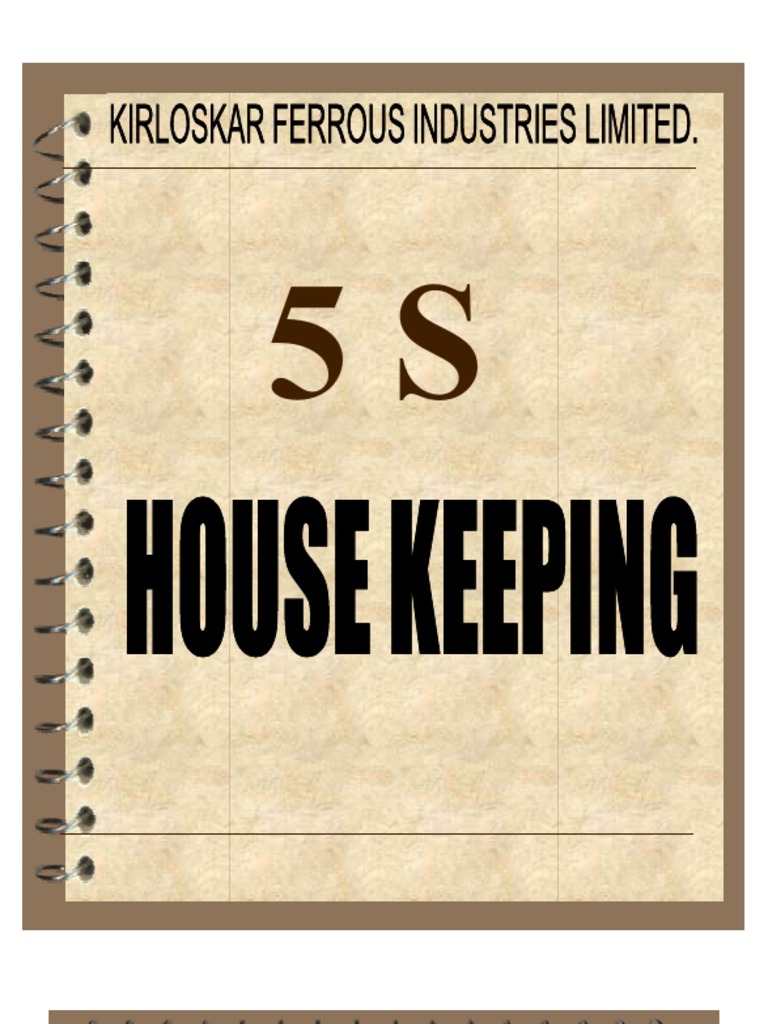 5s House Keeping | PDF | Cabinetry | Housekeeping