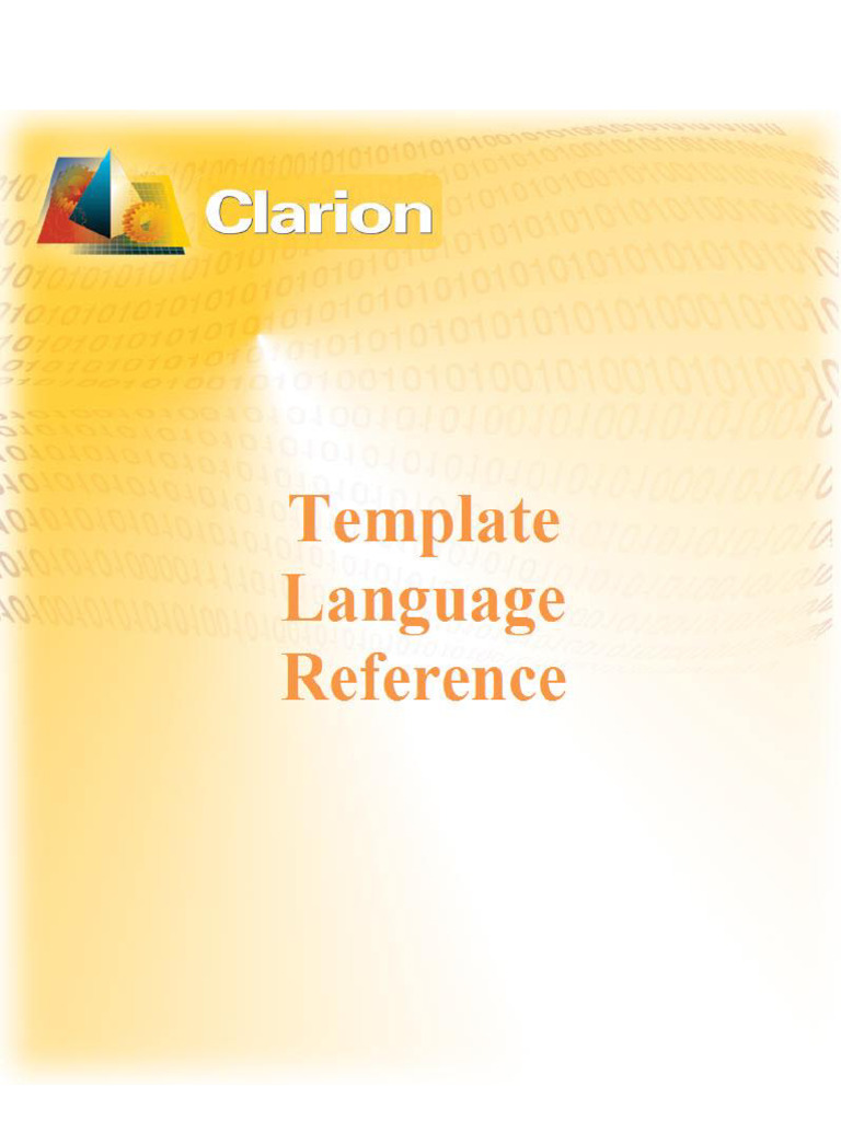 Template Language Reference | PDF | Windows Registry | Source Code