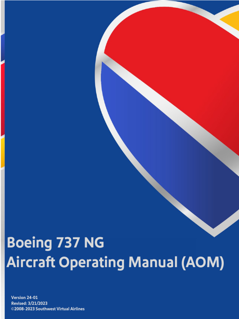 Sva 737 Aom | PDF | Switch | Cockpit