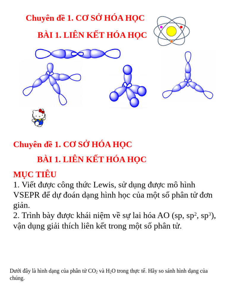Chuyen de Hoa 10 Lien Ket Hoa Hoc | PDF