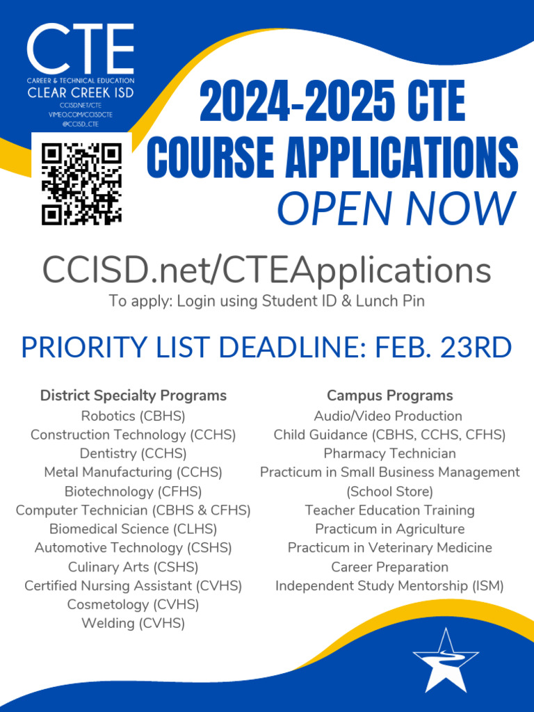 CTE Application Flyer | PDF