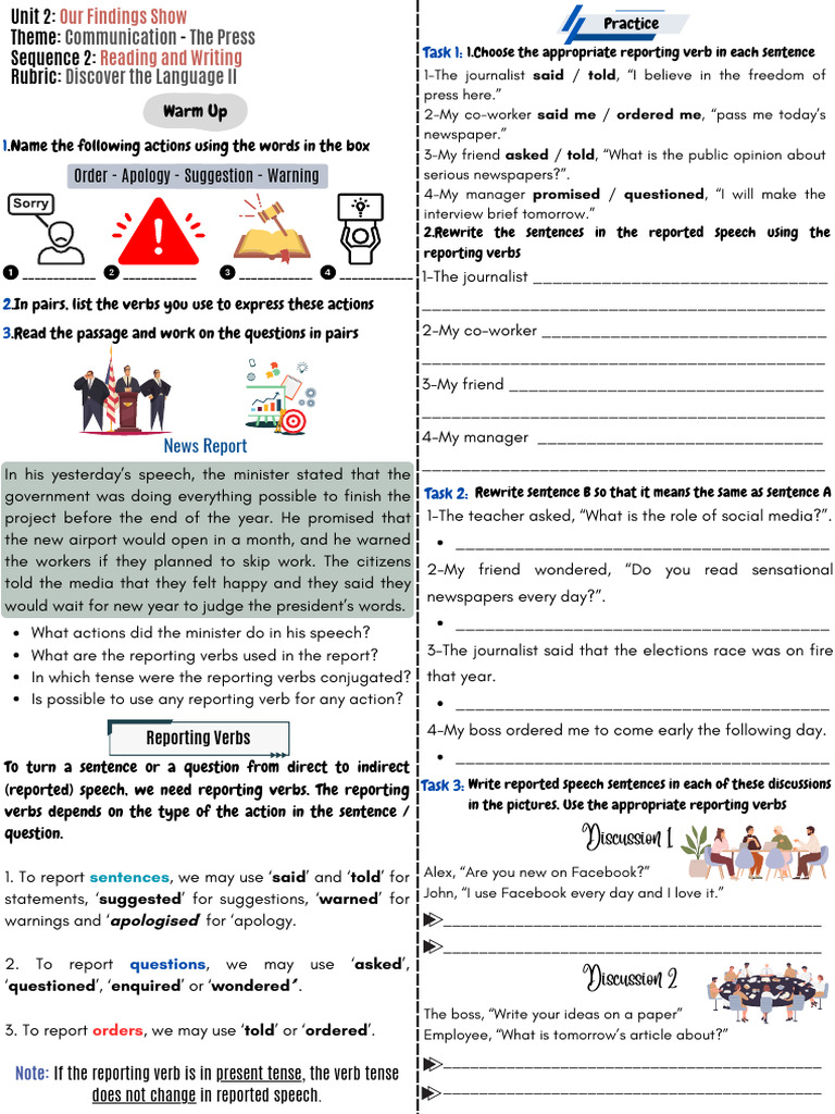 8.discover The Language II Worksheet | PDF | Linguistic Typology ...
