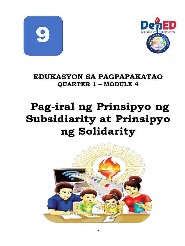 ESP 9 QUARTER 1 Module 4 Final1 | PDF