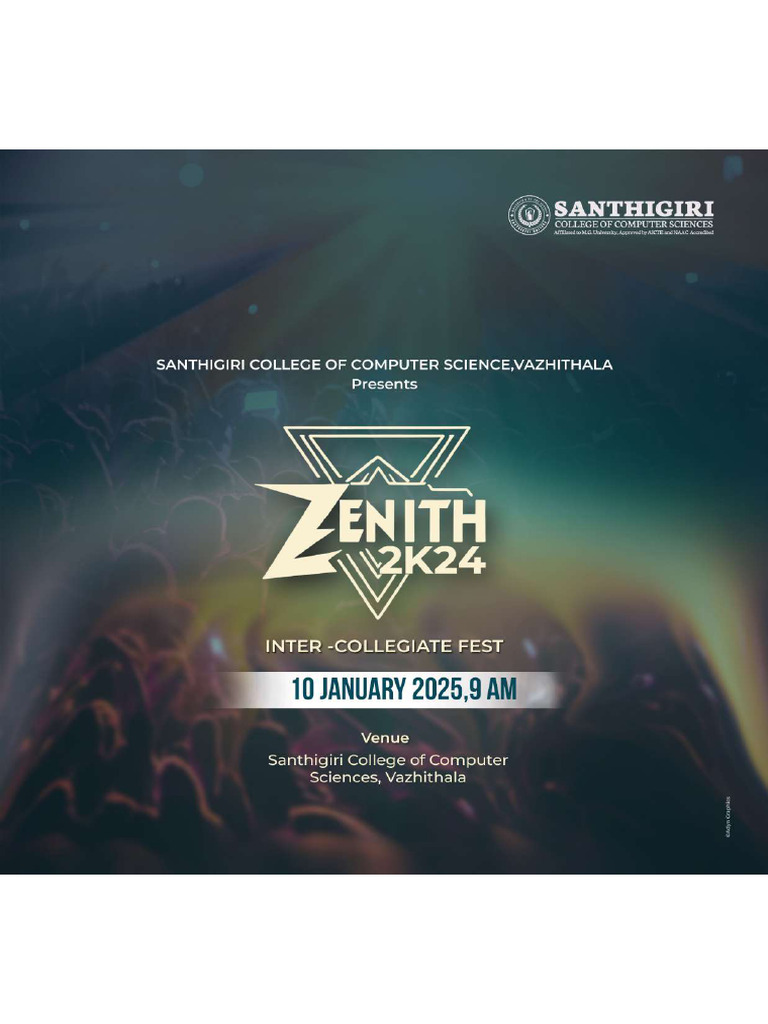 Zenith 2K24 - College Level-1 | PDF