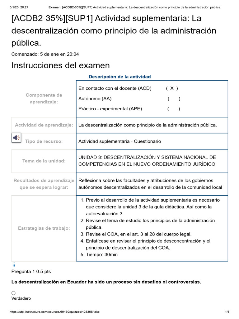 CORRECTA Examen_ [ACDB2-35%][SUP1] Actividad suplementaria_ La descentralización como principio ...