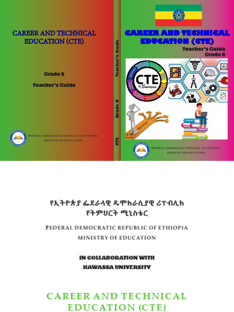 Grade 8 CTE Teacher's Guide Ethiopia | PDF | Teaching Method | Teachers