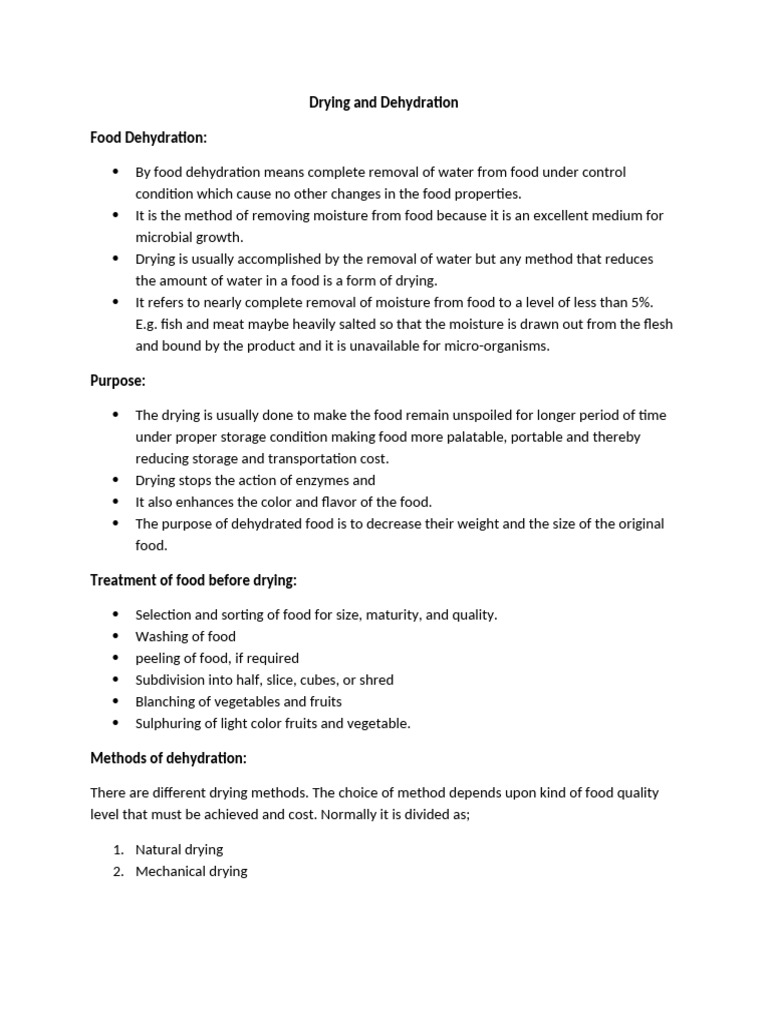 Drying and Dehydration | PDF | Vegetables | Solar Energy