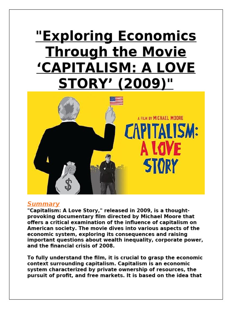 03 - CAPITALISM - A LOVE STORY (2007) - Economics Through Film (Wealth ...