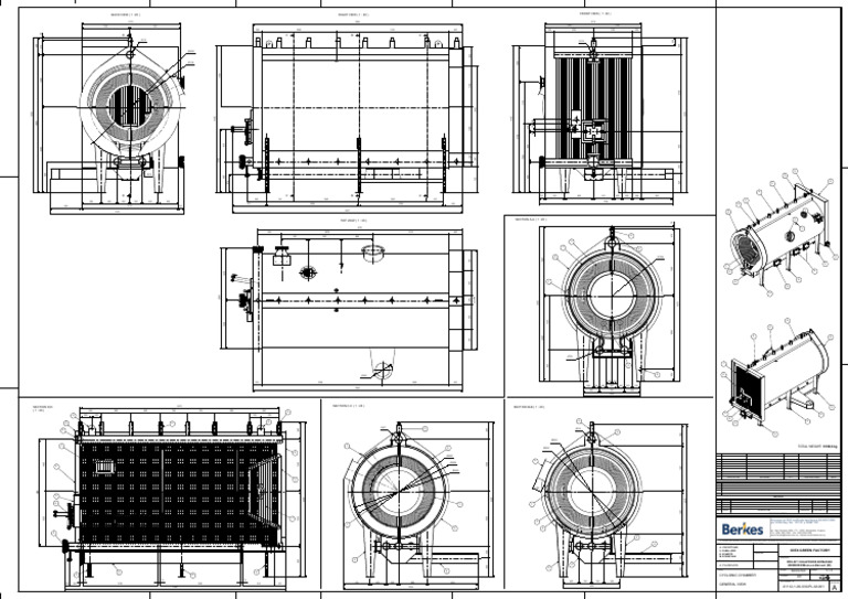 Cyclonic Chamber Technical Drawing | PDF