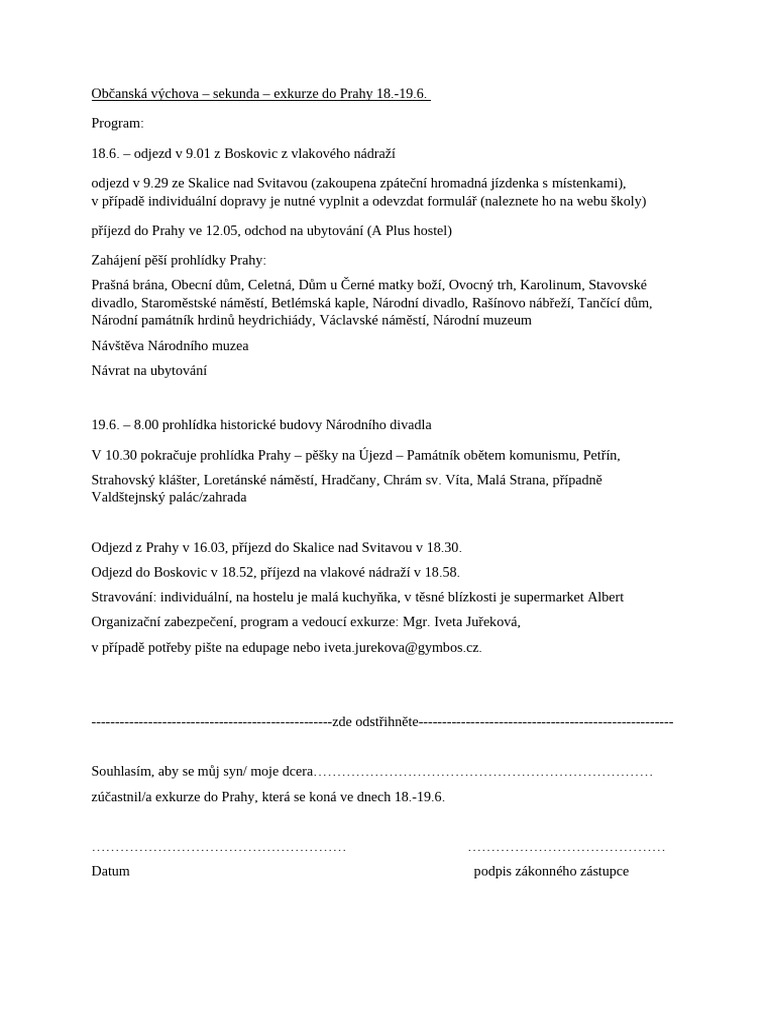 Sekunda Praha | PDF